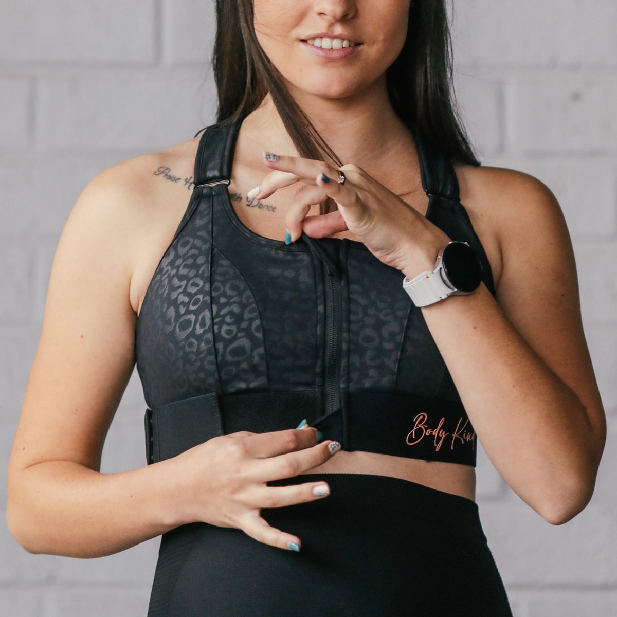 Body Kind Sports Bra - Version 2.0 | Black Leopard – Lisa Raleigh ...