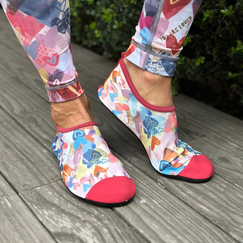 Rebounding Shoes - Soles | Self-Love Hearts – Lisa Raleigh Online Store