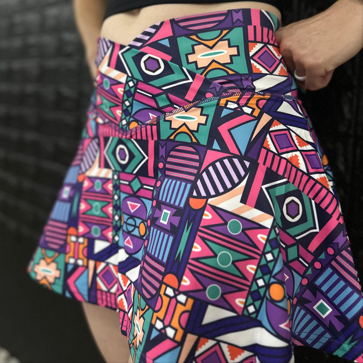 Body Kind Custom Print Skorts | African Alchemy – Lisa Raleigh Online Store