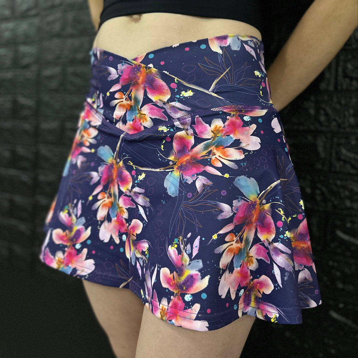 Body Kind Custom Print Skorts | Floral Fantasy – Lisa Raleigh Online Store
