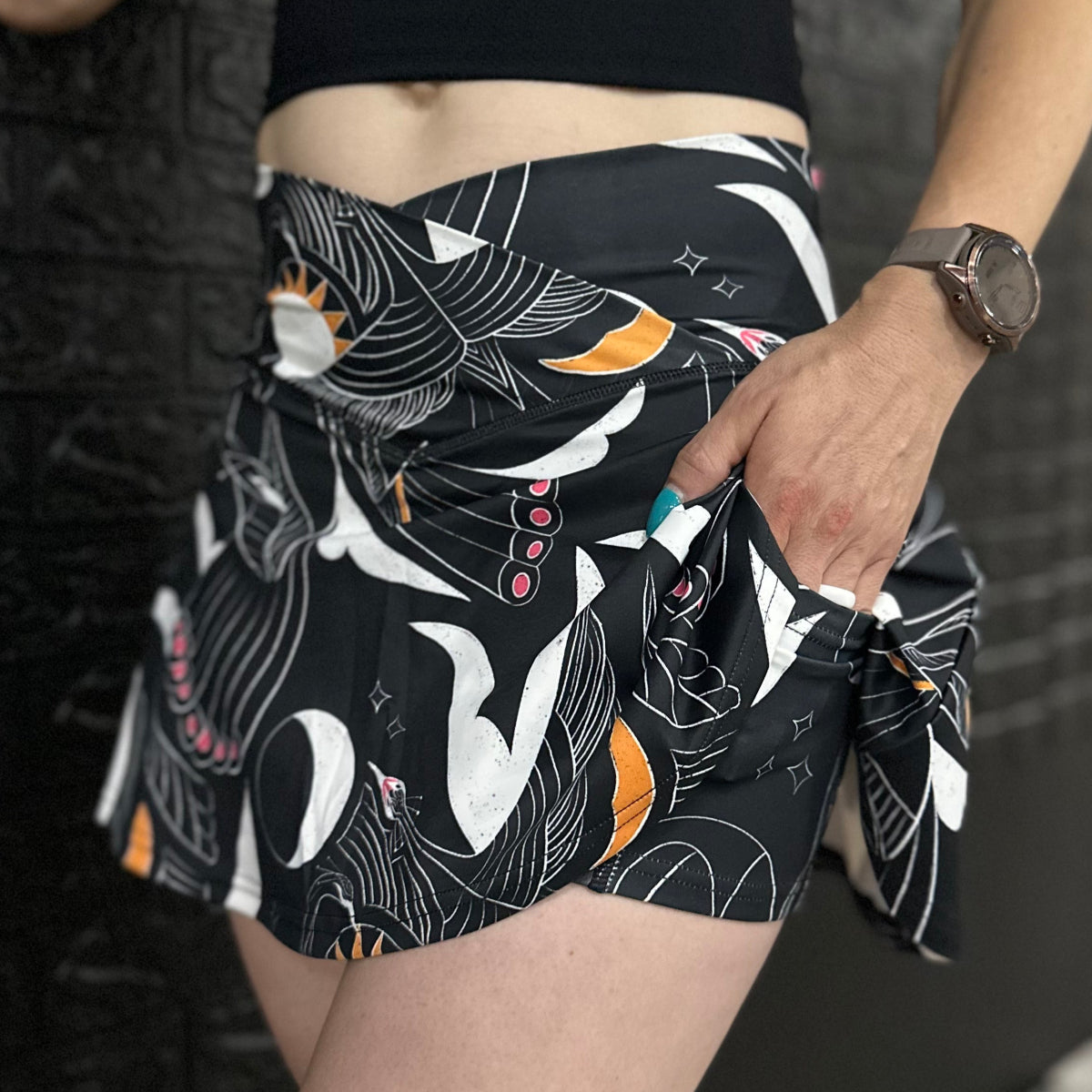 Body Kind Custom Print Skorts | Birds of Paradise – Lisa Raleigh Online ...